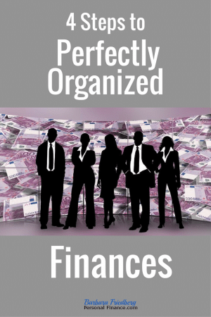 Keep Your Finances Organized in 4 Easy Steps