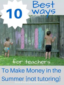 10 Best Ways for Teachers to Make Extra Money in the Summer (Without ...